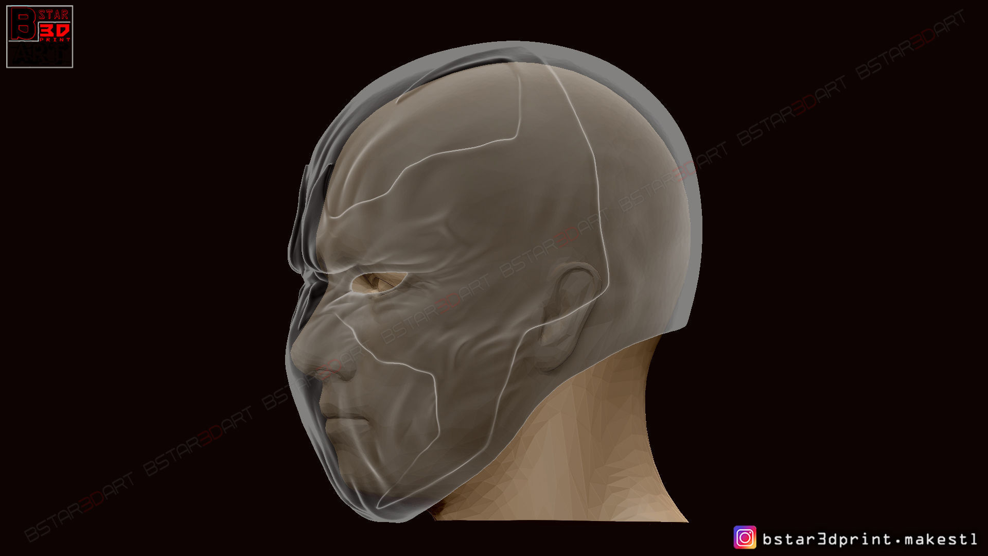 Spawn Comics Mask 3D model 3D printable | CGTrader