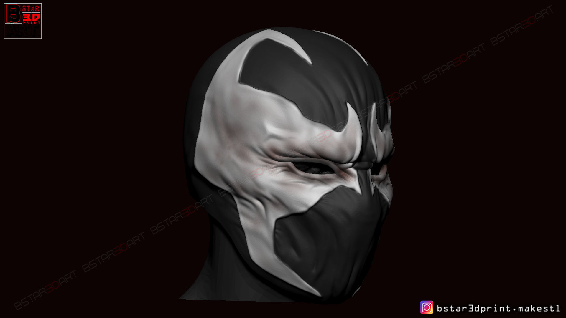Spawn Comics Mask 3D model 3D printable | CGTrader