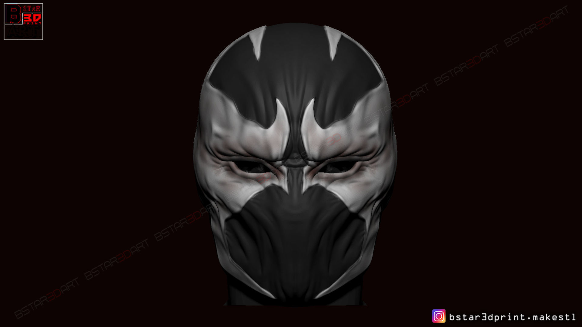 Spawn Comics Mask 3D model 3D printable | CGTrader