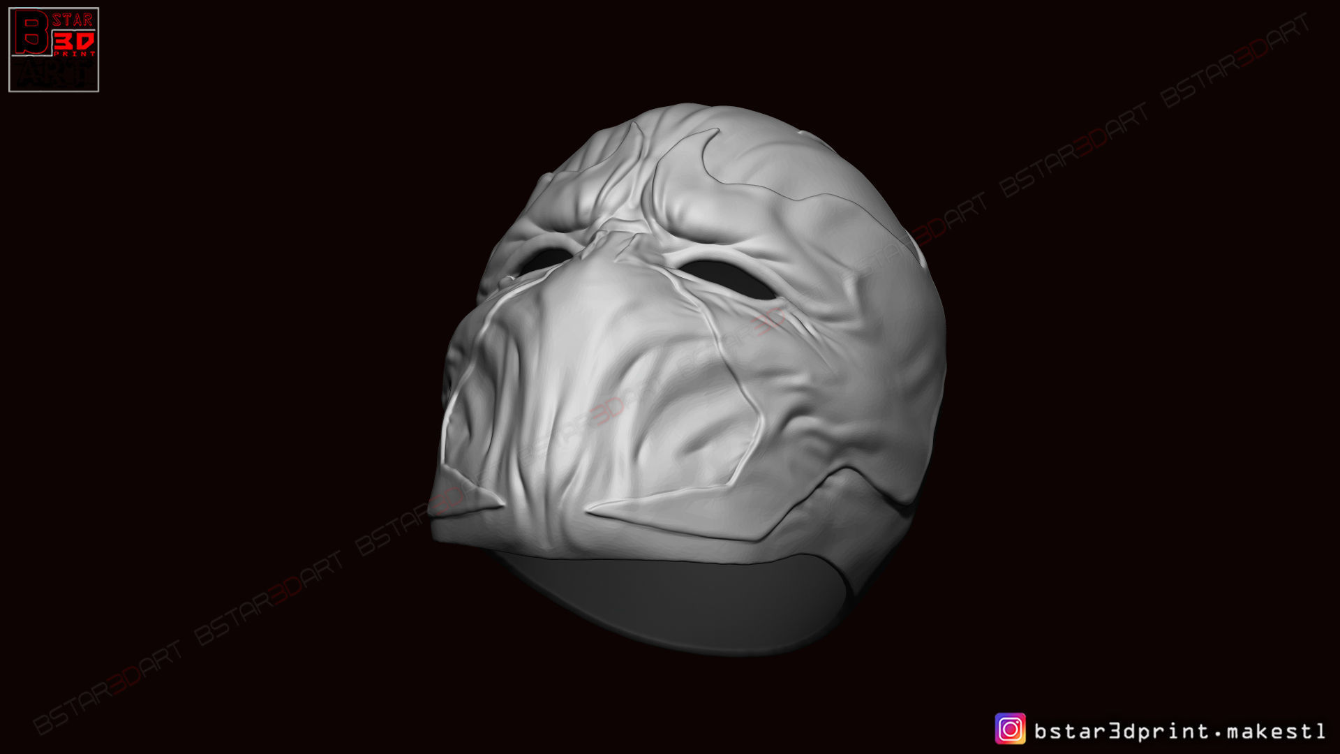 Spawn Comics Mask 3D model 3D printable | CGTrader