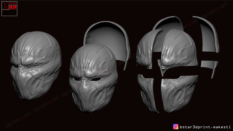 Spawn Comics Mask 3D model 3D printable | CGTrader