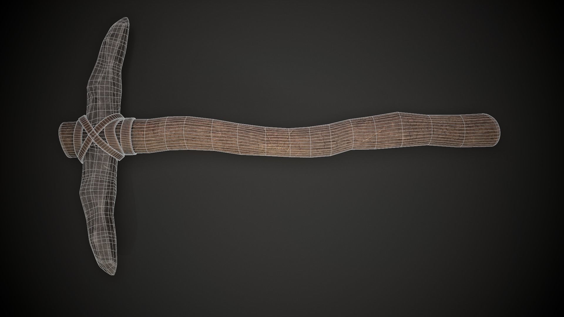 3D model Stone Pickaxe 2 VR / AR / low-poly | CGTrader