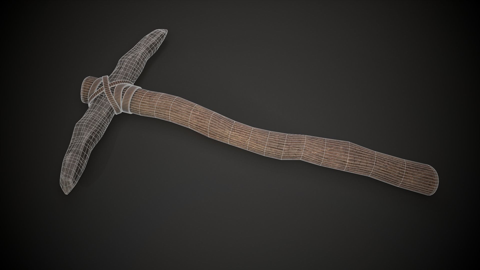 3D model Stone Pickaxe 2 VR / AR / low-poly | CGTrader