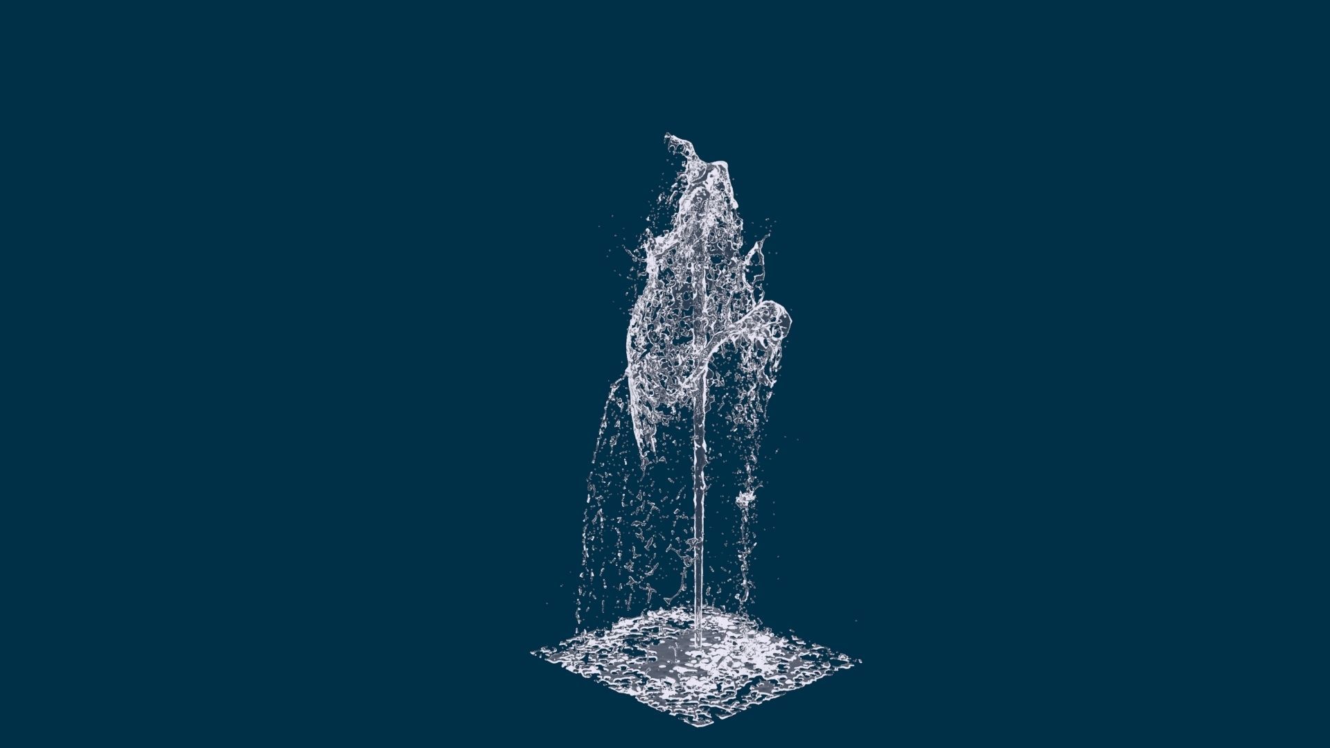 Realistic Water Fountain Loop Animation 7 3D model animated | CGTrader