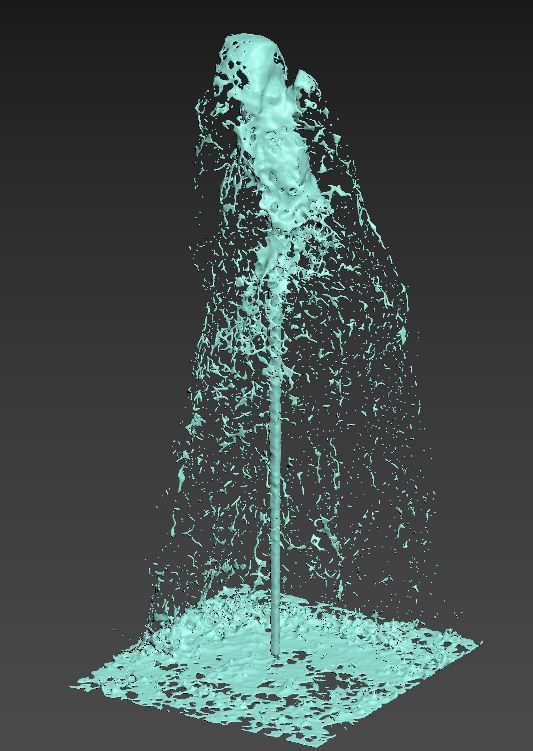 Realistic Water Fountain Loop Animation 7 3D model animated | CGTrader