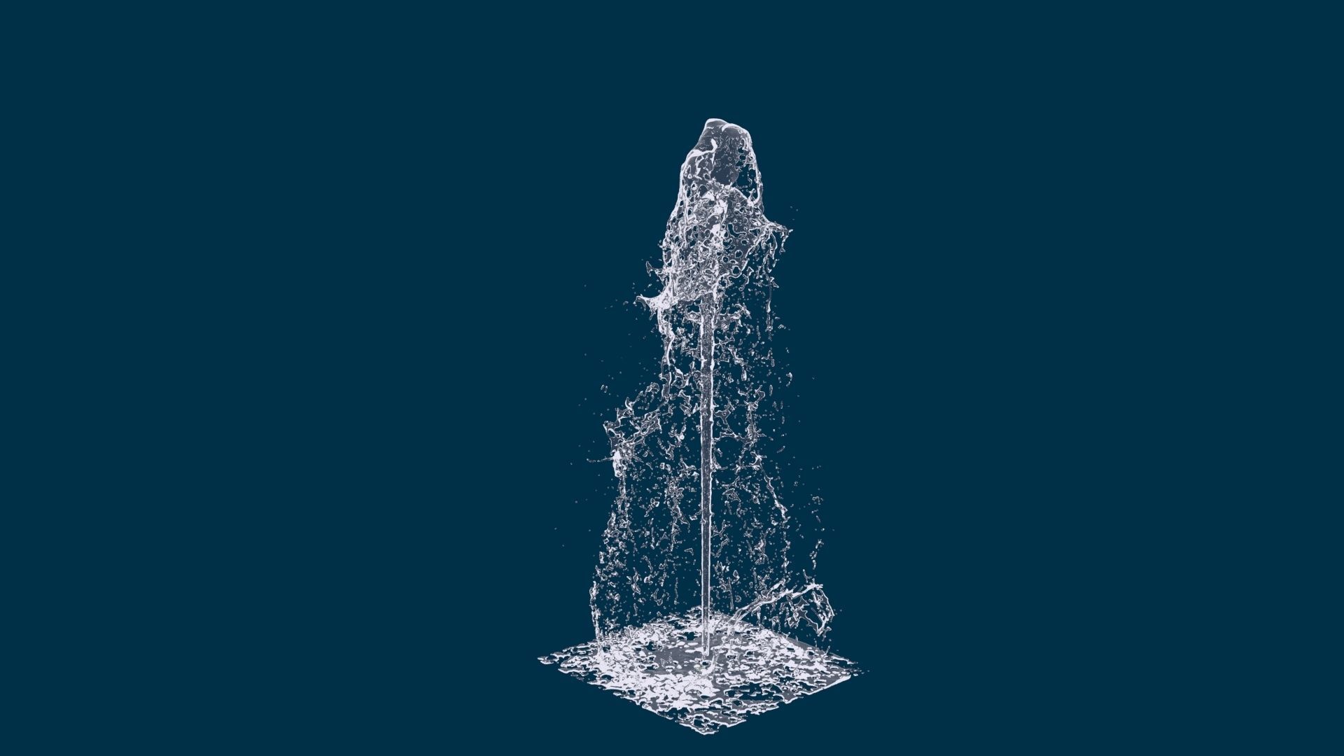 Realistic Water Fountain Loop Animation 7 3D model animated | CGTrader