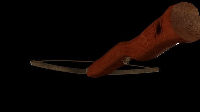 CroosBow bow and arrow free 3D model | CGTrader