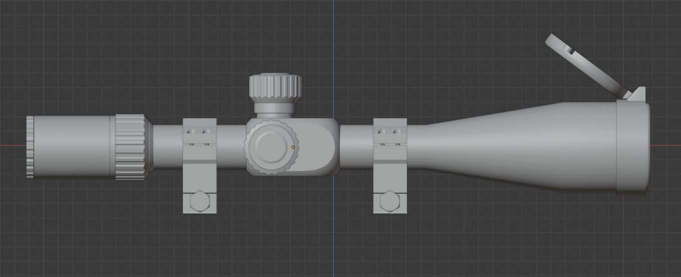 3D model Monstrum G3 6-24x50 FFP Rifle Scope VR / AR / low-poly | CGTrader