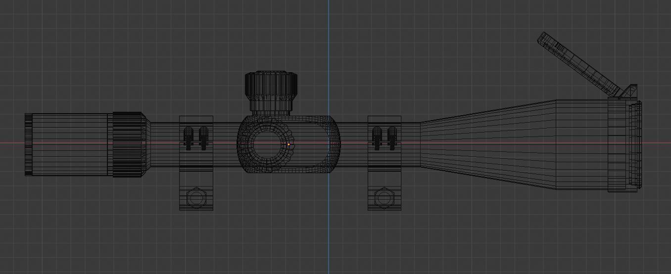 3D model Monstrum G3 6-24x50 FFP Rifle Scope VR / AR / low-poly | CGTrader