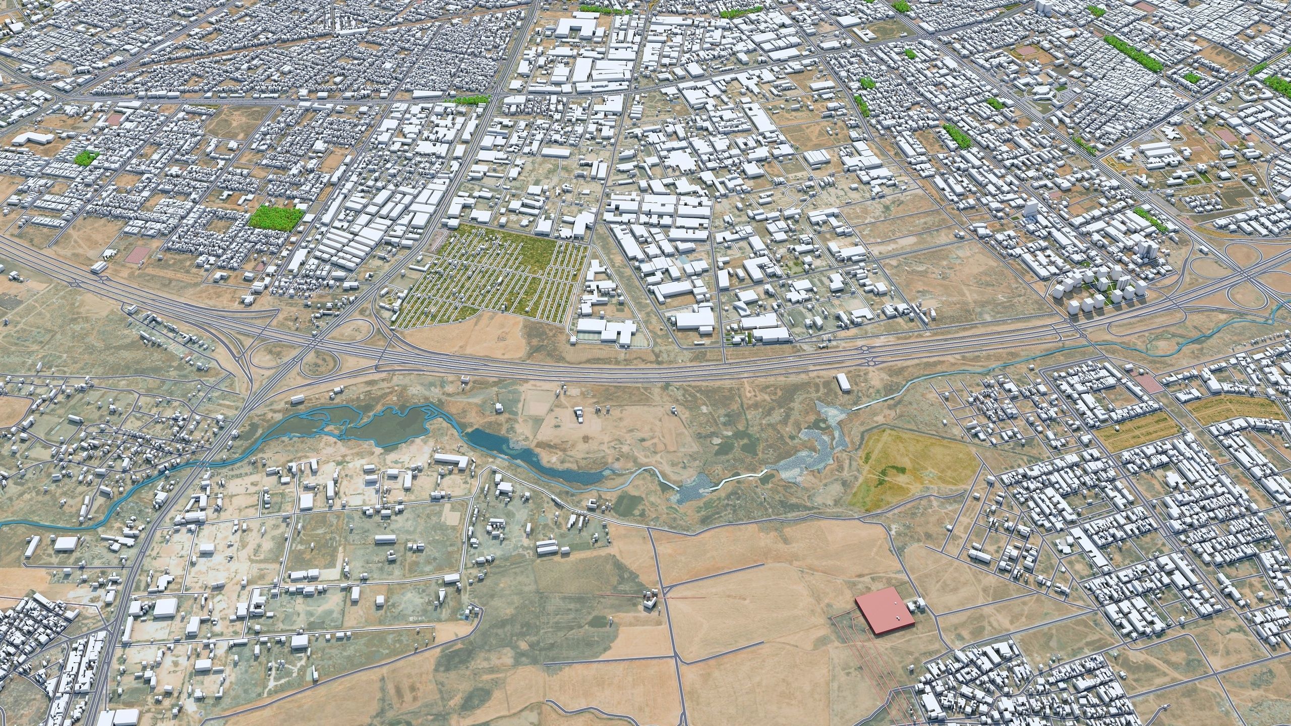 3D model Erbil City in Iraq VR / AR / low-poly | CGTrader