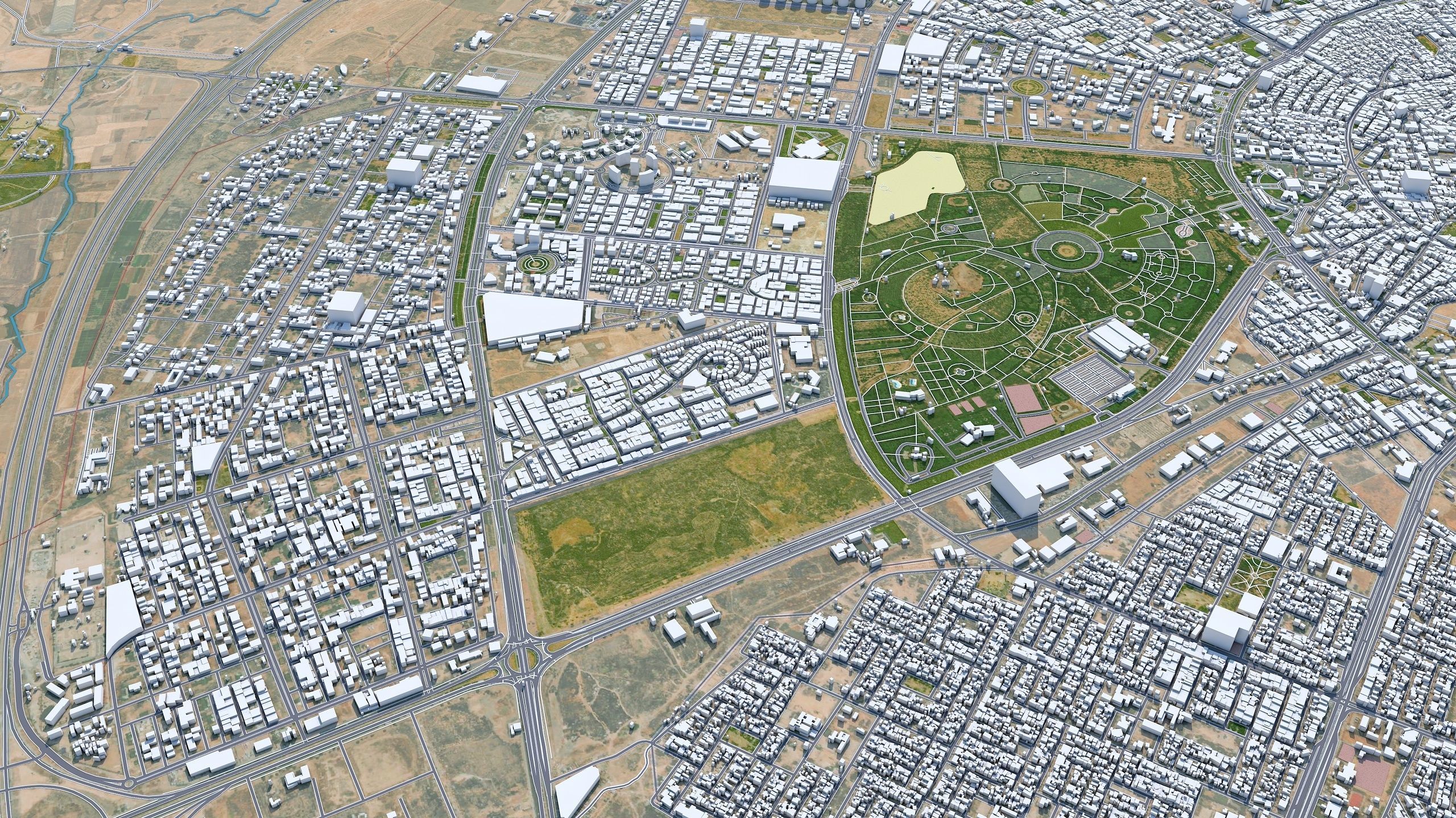 3D model Erbil City in Iraq VR / AR / low-poly | CGTrader