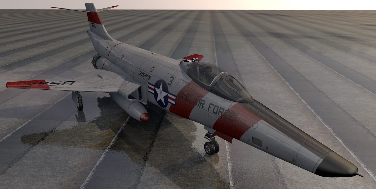McDonnell RF-101C Voodoo 3D model | CGTrader