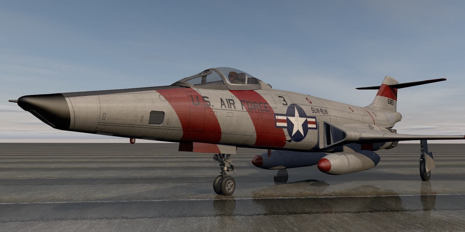McDonnell RF-101C Voodoo 3D model | CGTrader