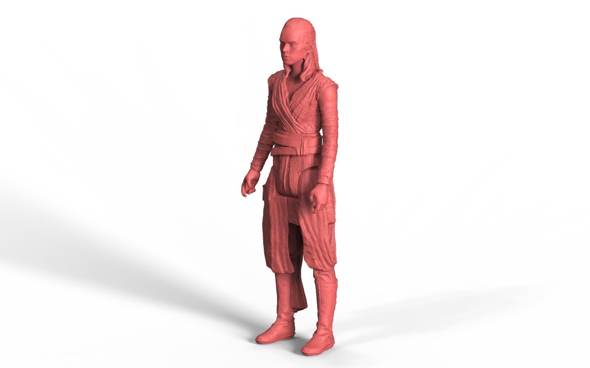 Rey Figure 3D model | CGTrader