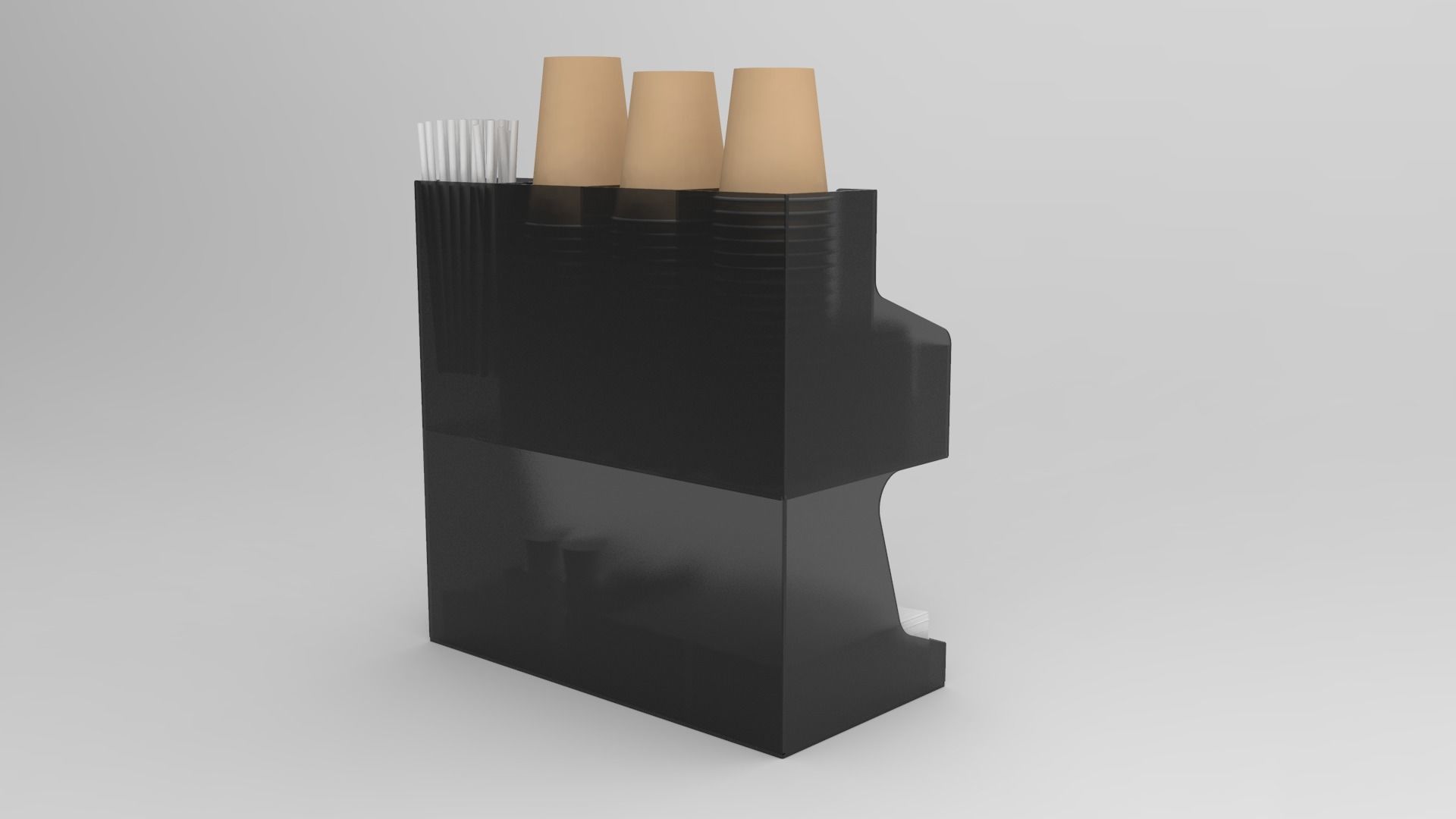 Coffee Condiment Organizer 3D model | CGTrader