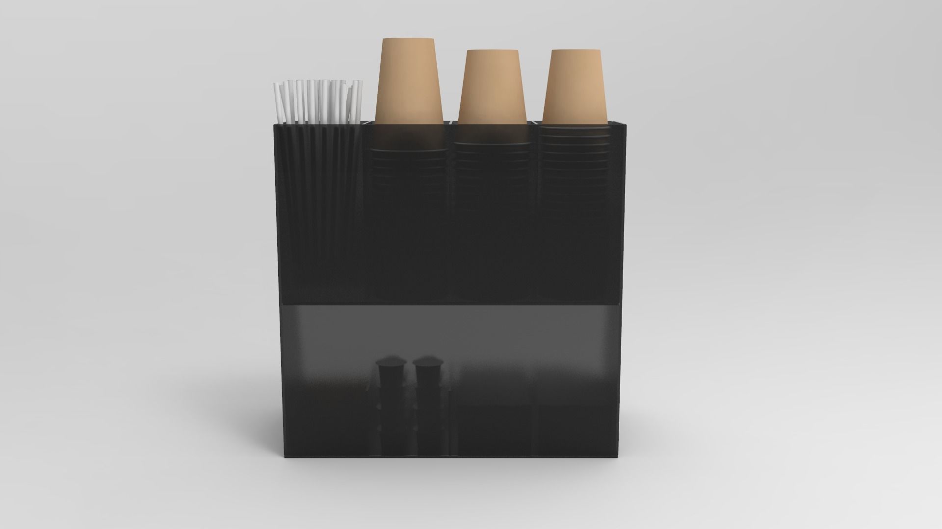 Coffee Condiment Organizer 3D model | CGTrader