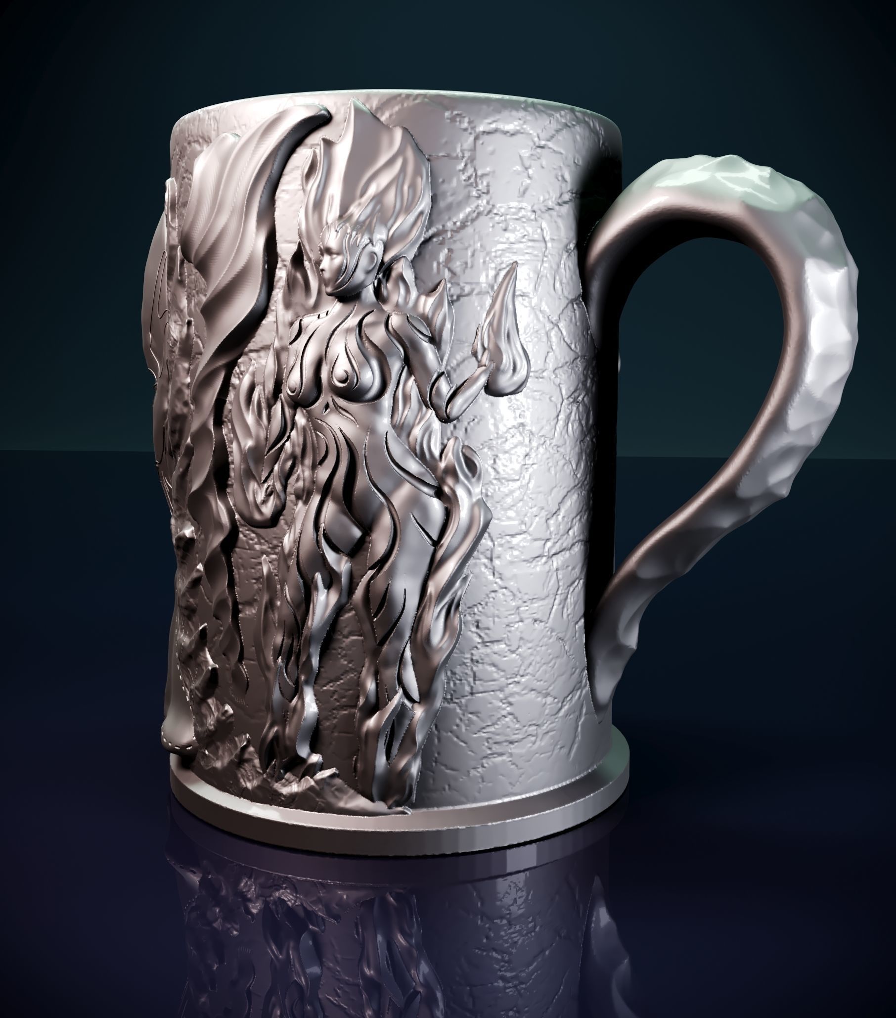 El Diablo cup 3D model 3D printable | CGTrader