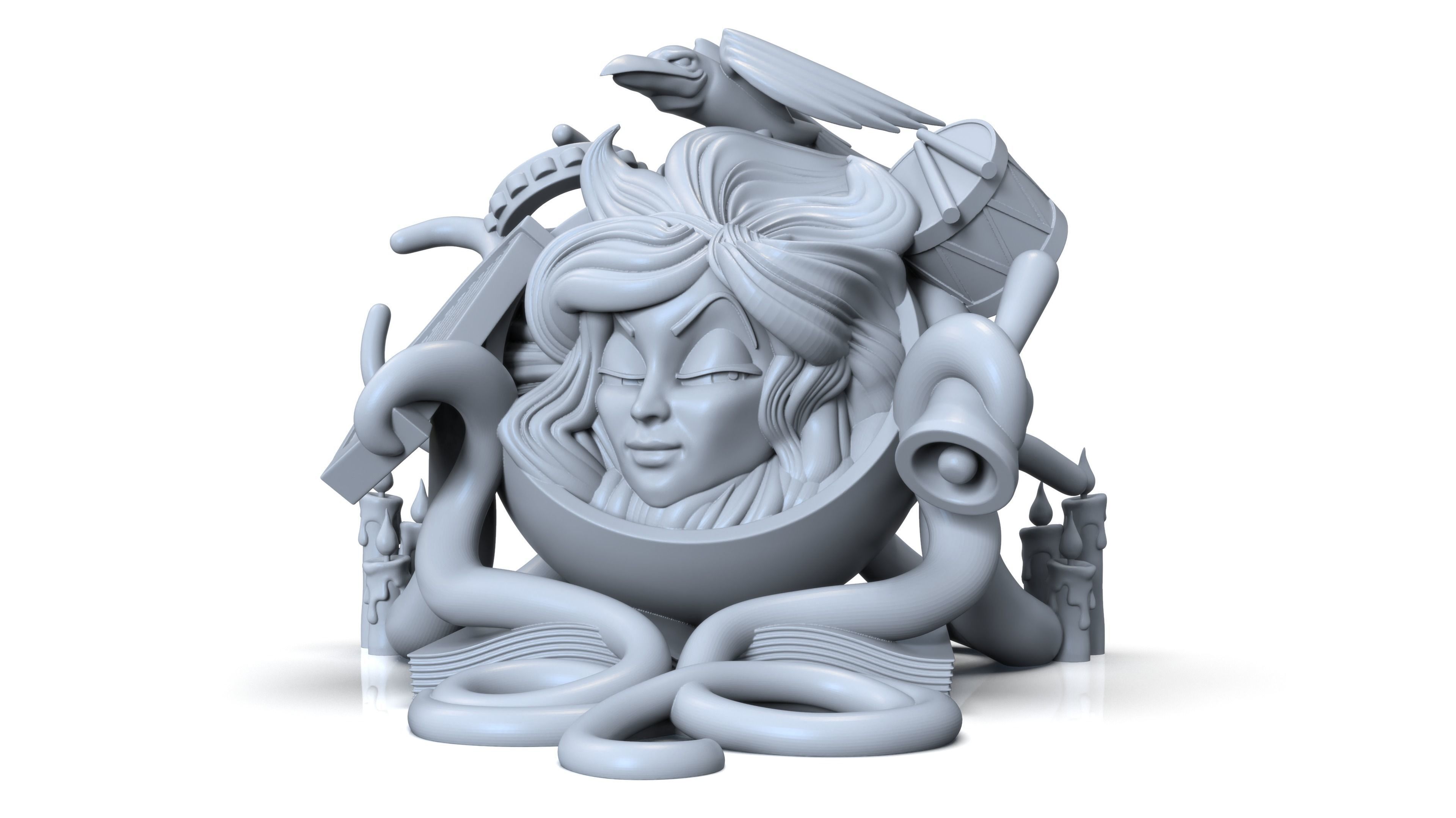 Madame Leota 3D model 3D printable | CGTrader