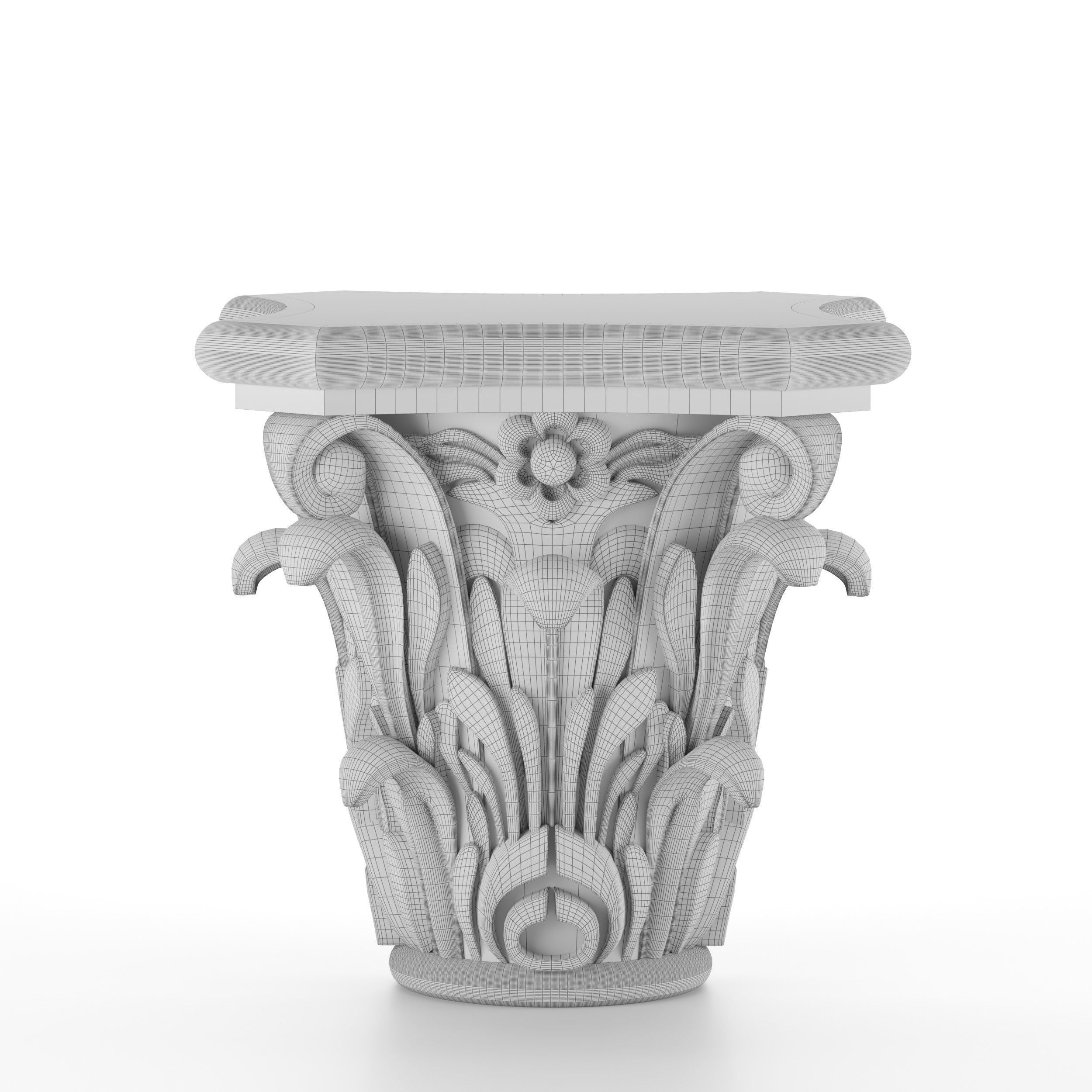 classic column 3D model | CGTrader