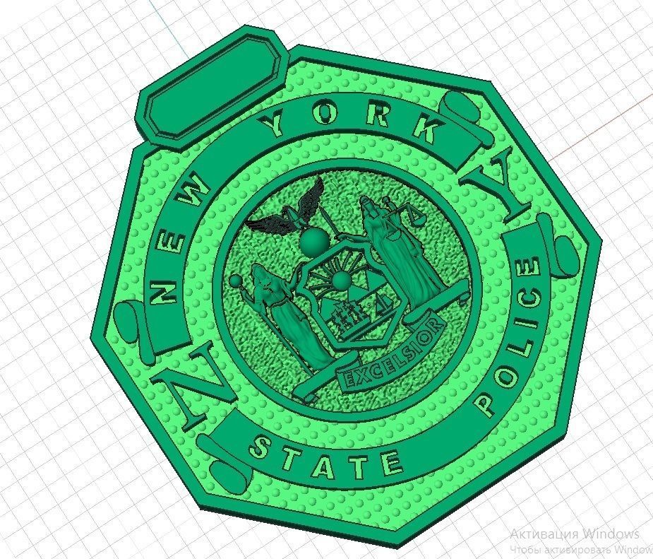 New York Police Department Token 3D model 3D printable | CGTrader