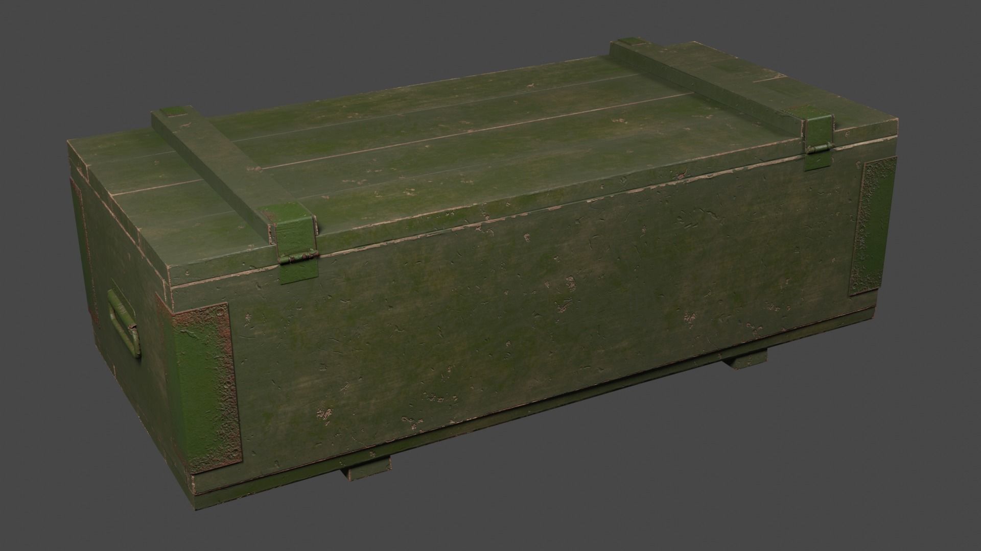 3D model Soviet Military Box - PBR VR / AR / low-poly | CGTrader