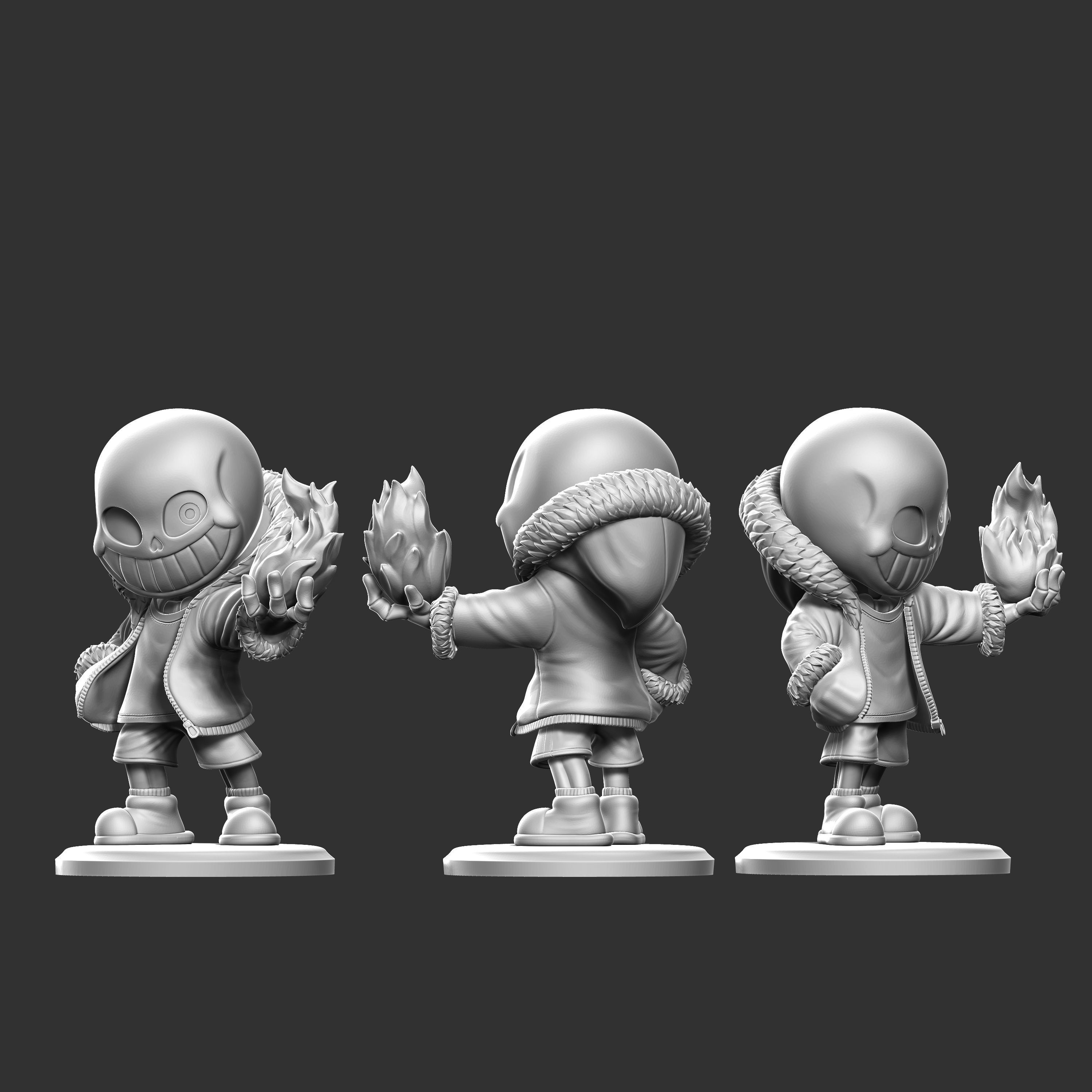 Sans Undertale 3D model 3D printable | CGTrader