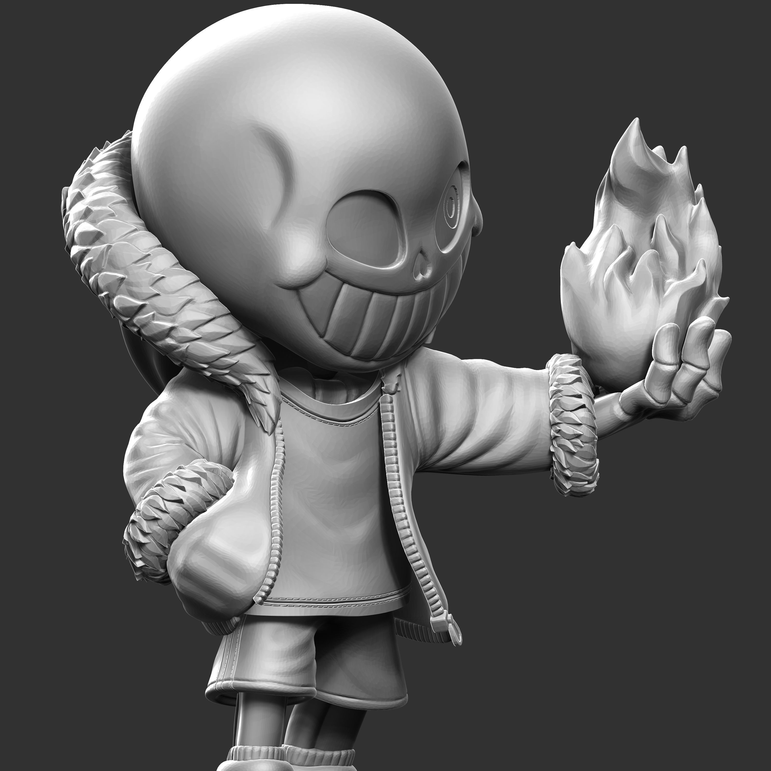 Sans Undertale 3D model 3D printable | CGTrader