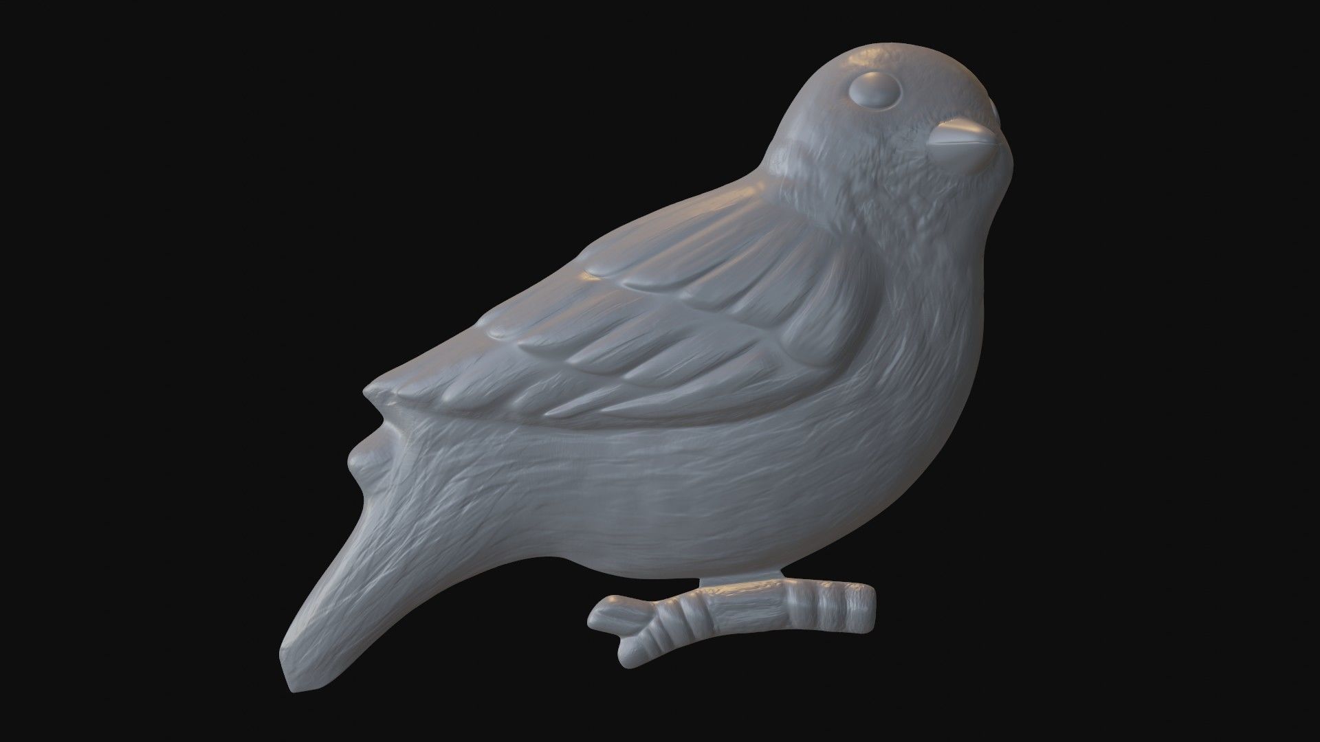 Bird relief 3D model 3D printable | CGTrader