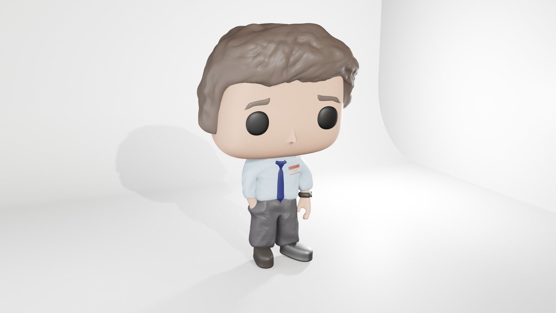 Jim Funko Pop 3D model | CGTrader