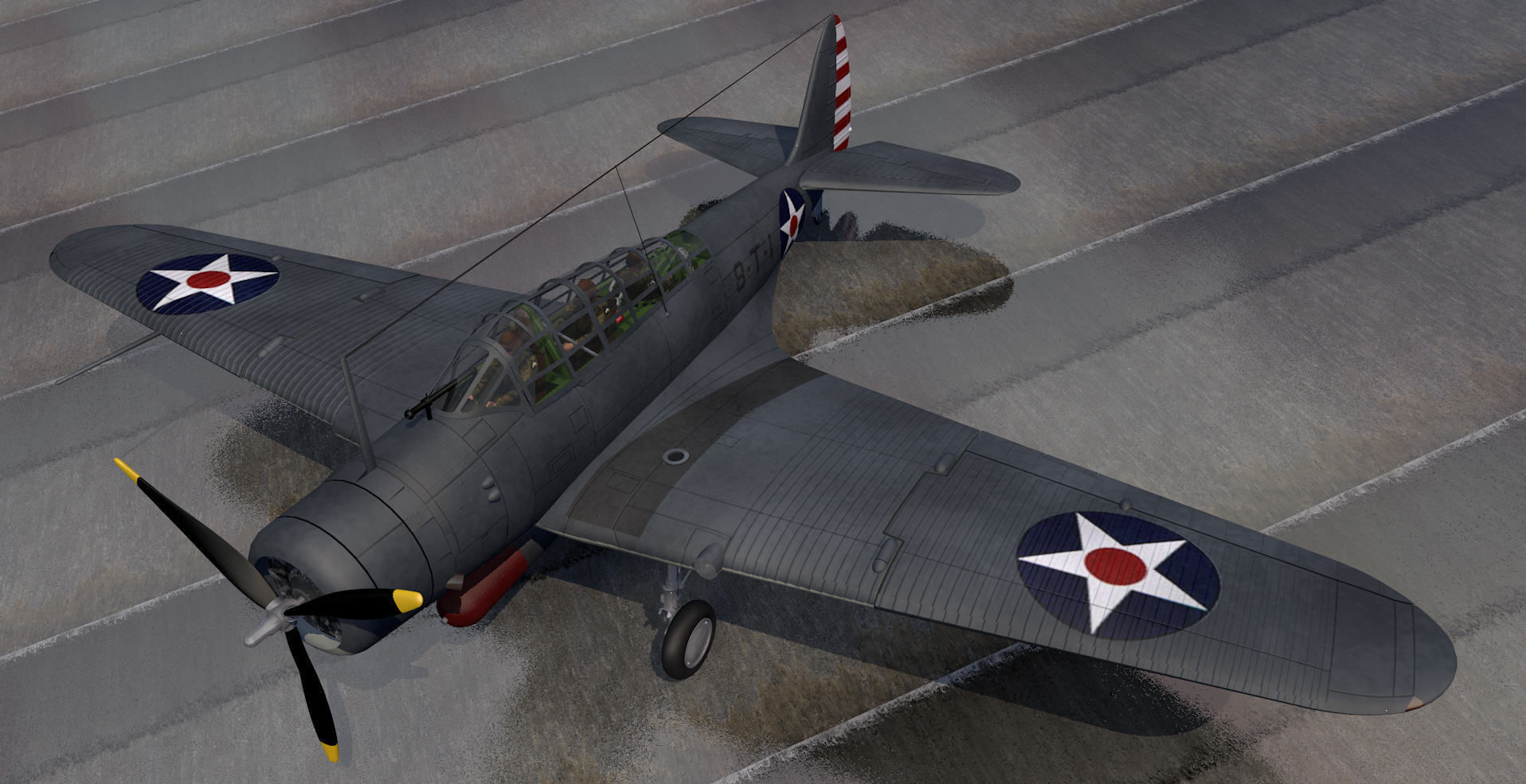 Douglas TBD-1 Devastator 3D model | CGTrader