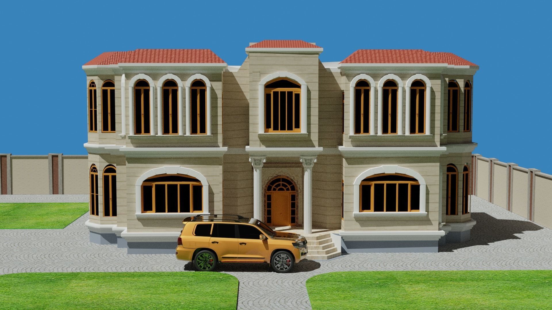 Arabian Villa and Majliss 3D model | CGTrader