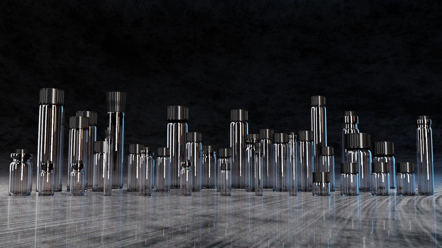 3D GLASS BOTTLES HQ CONTAINER PACK for Blender PROMO half price 3D ...