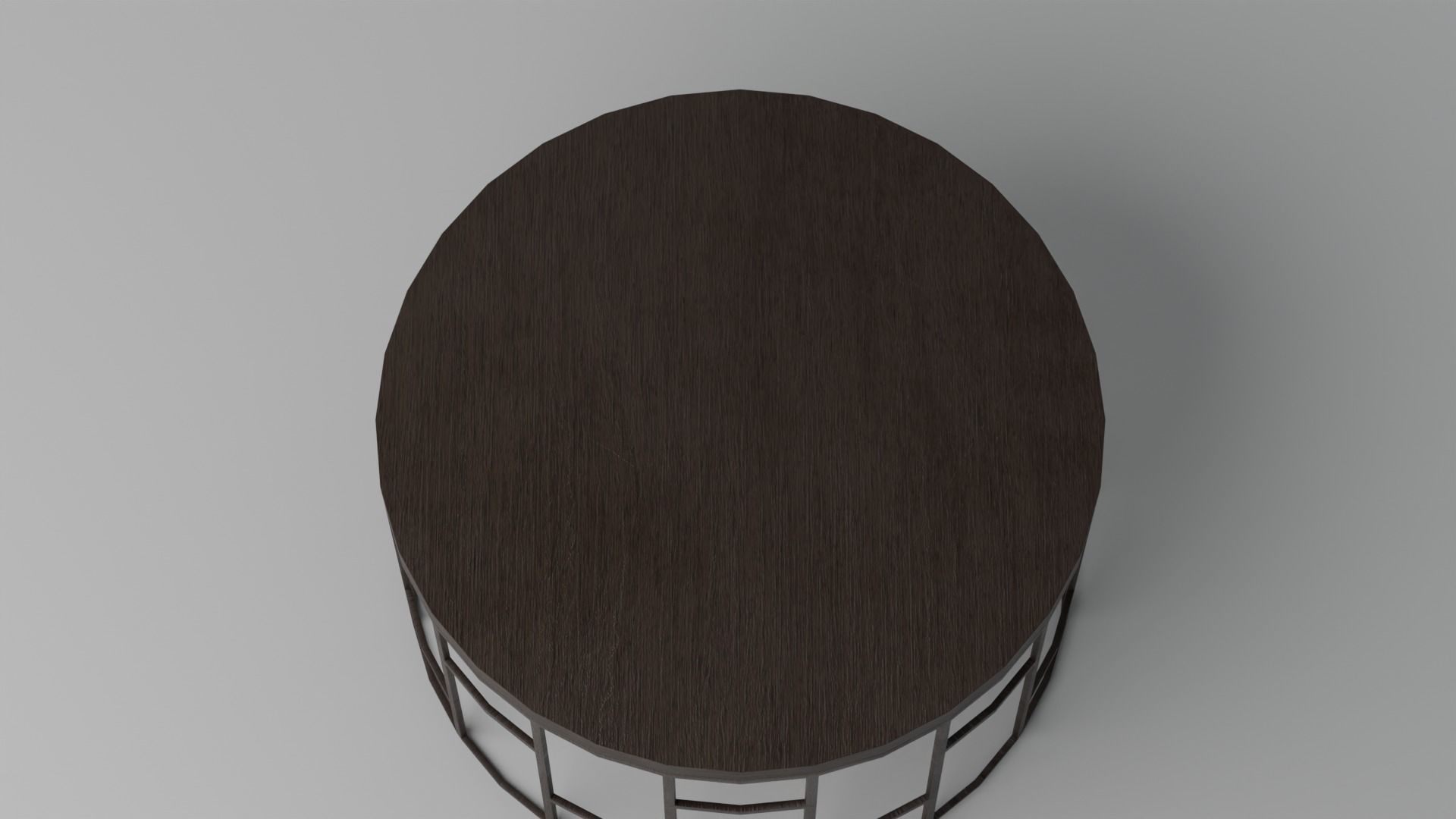 Small Dark Wood Table free 3D model | CGTrader