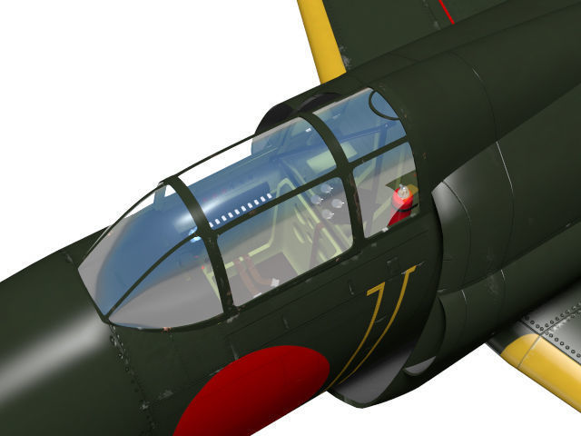 Kyusyu J7W1 Shinden 3D model | CGTrader
