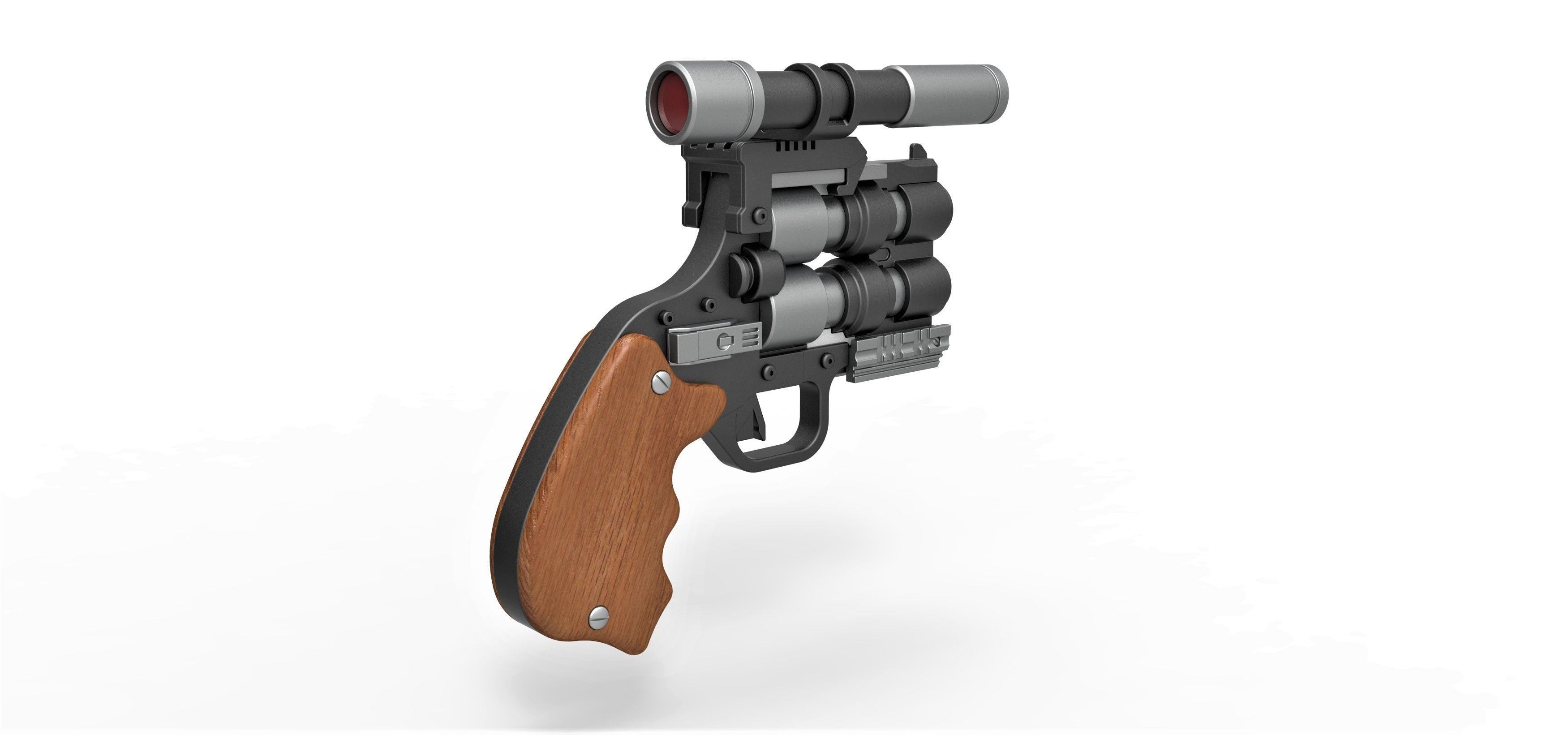 Snubble special Blaster pistol from Solo A Star Wars Story 3D model ...