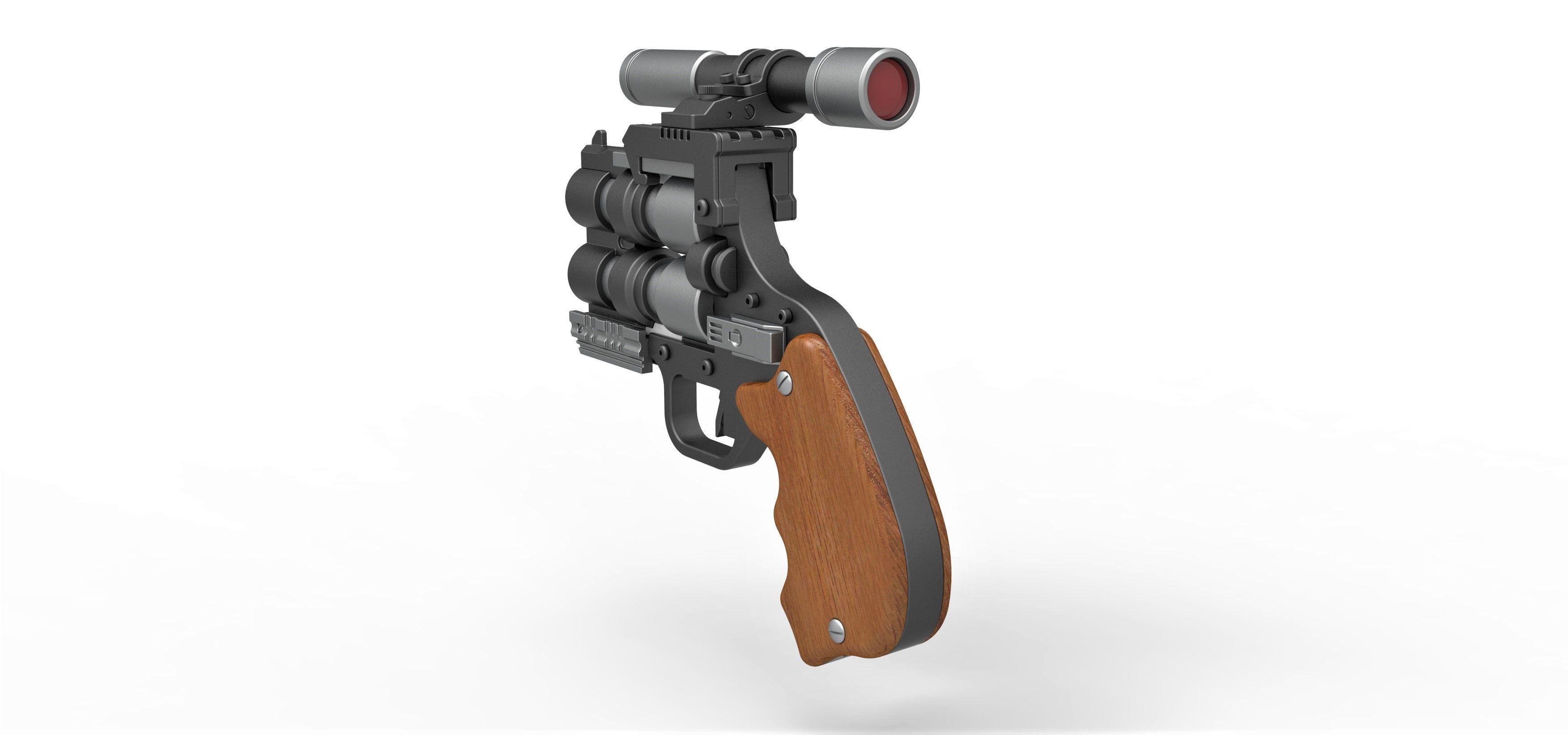 Snubble special Blaster pistol from Solo A Star Wars Story 3D model ...