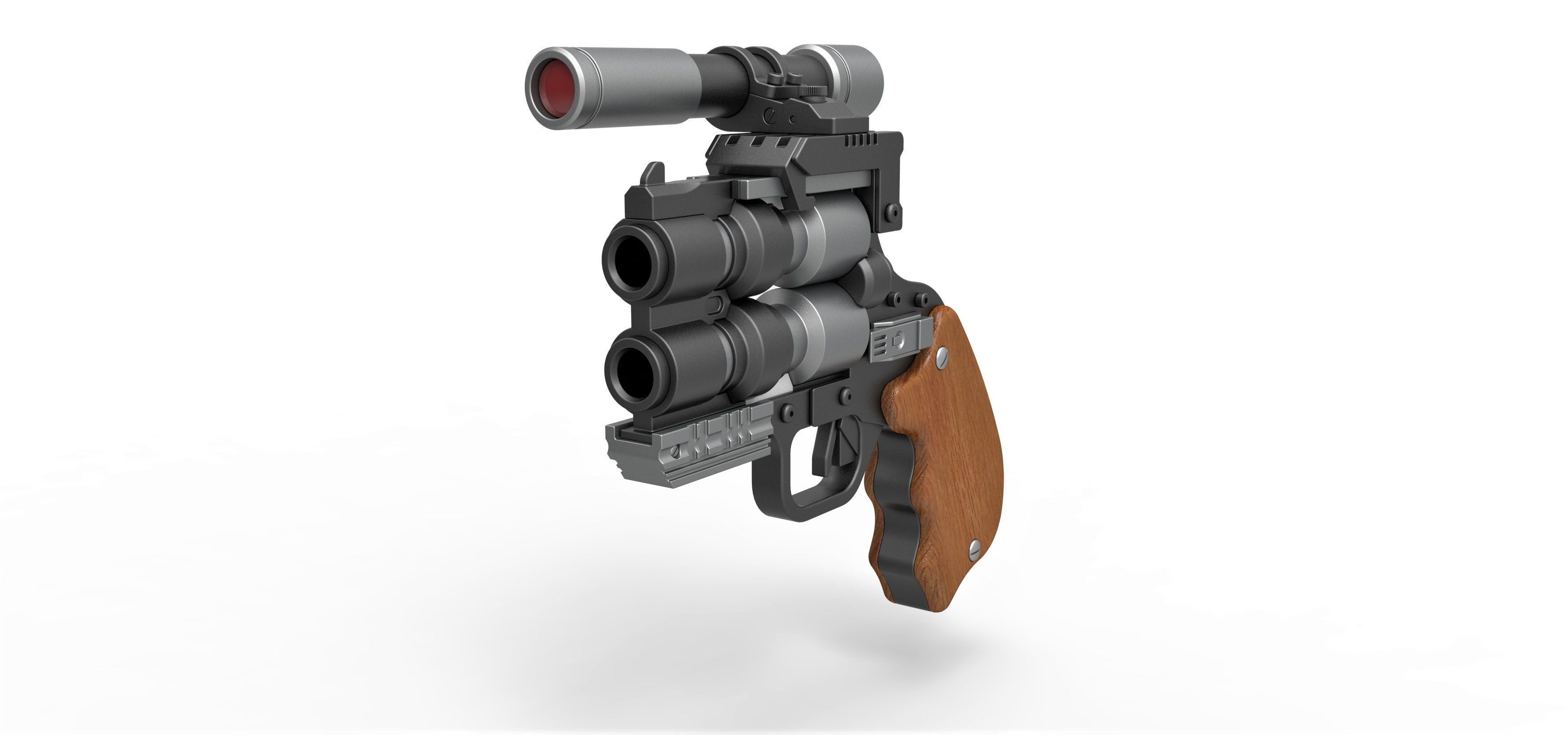 Snubble special Blaster pistol from Solo A Star Wars Story 3D model ...