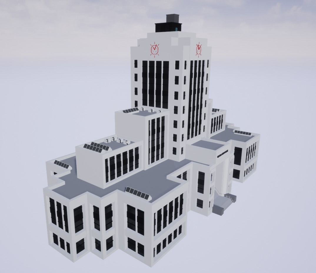 3D model Central City Police Department CCPD from The Flash VR / AR ...