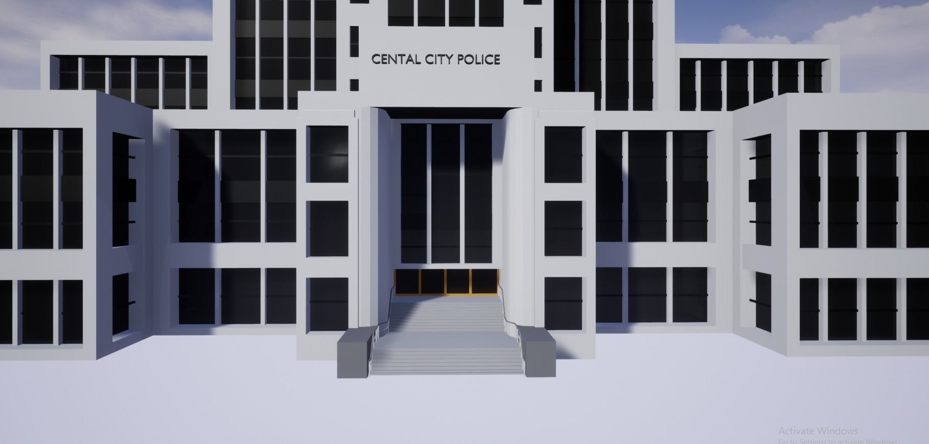 3D model Central City Police Department CCPD from The Flash VR / AR ...