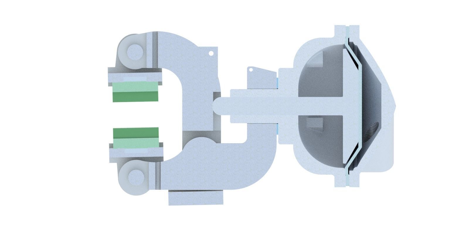 PNEUMATIC DISC BRAKE 3D model | CGTrader