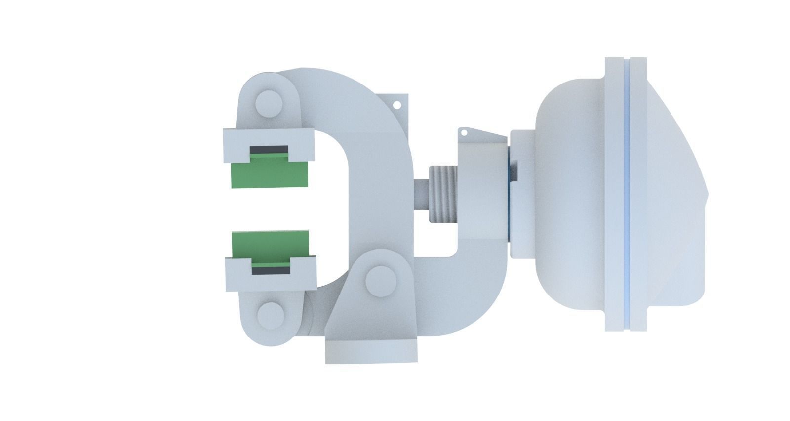 PNEUMATIC DISC BRAKE 3D model | CGTrader