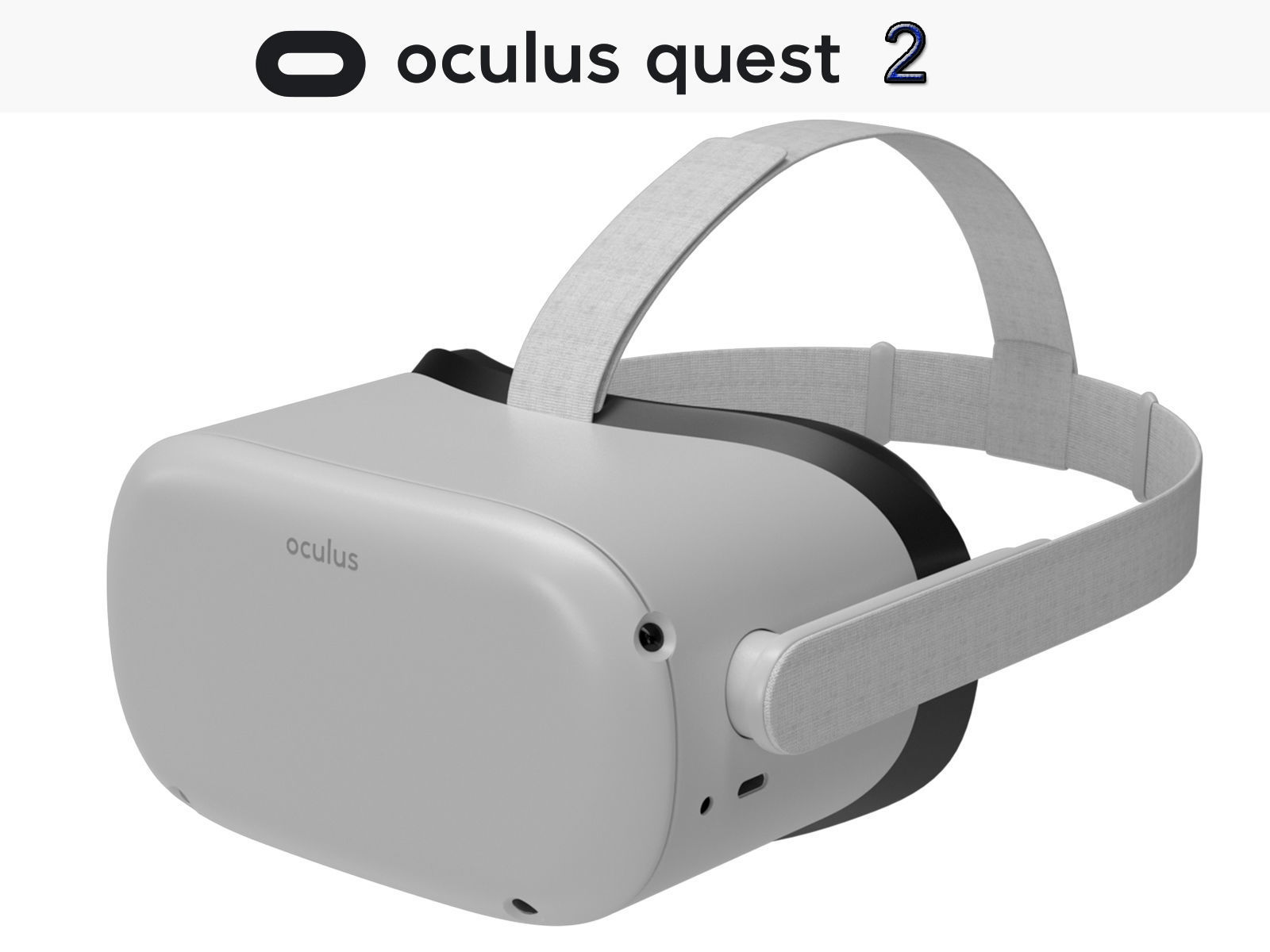 Oculus Quest 2 VR Headset 3D model | CGTrader