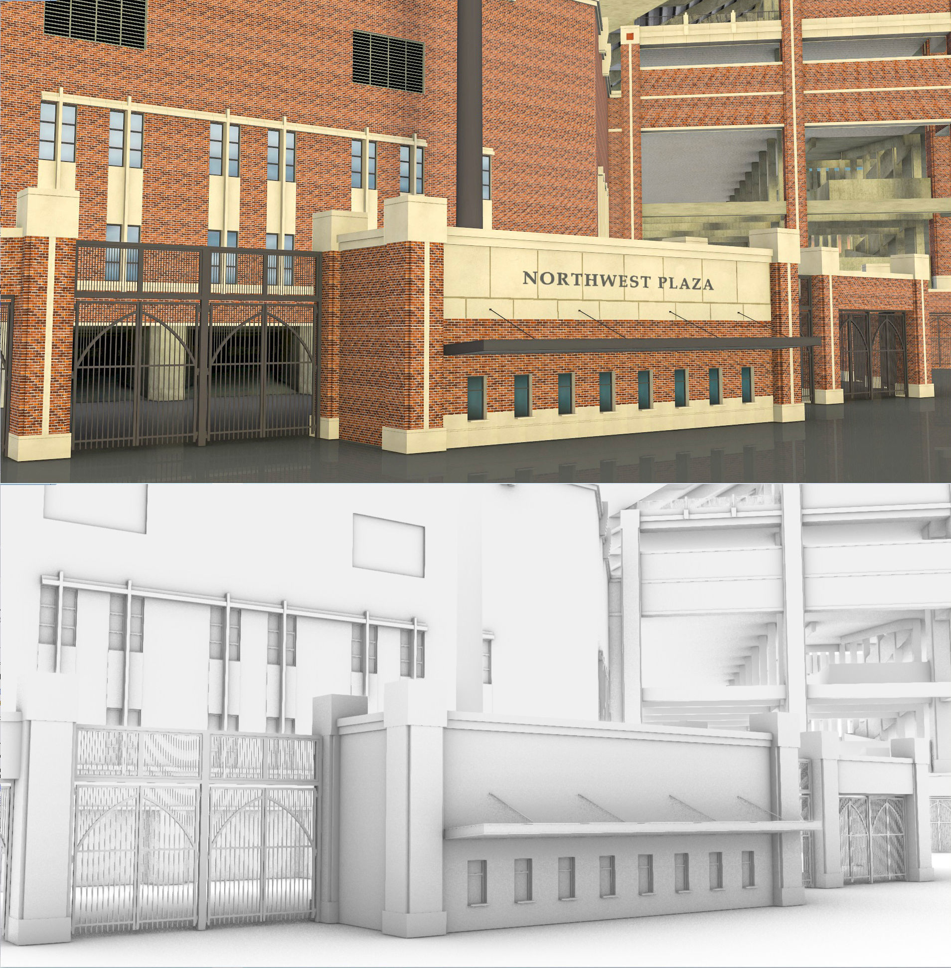 3D model Owen Field Stadium Oklahoma USA VR / AR / low-poly | CGTrader