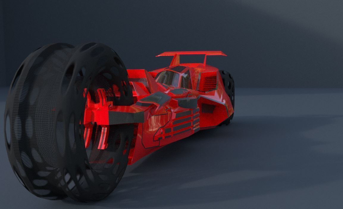 3D model Redline bike VR / AR / low-poly | CGTrader