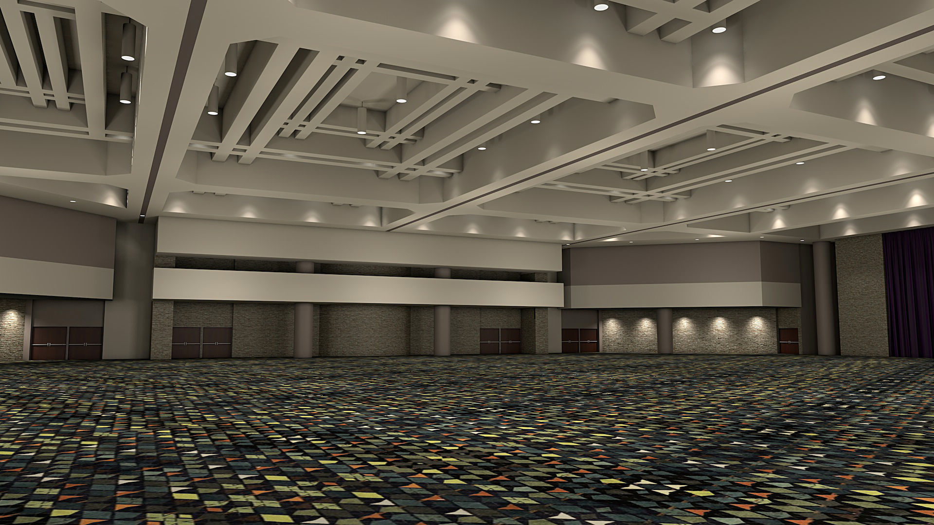 Convention Center 3D model | CGTrader