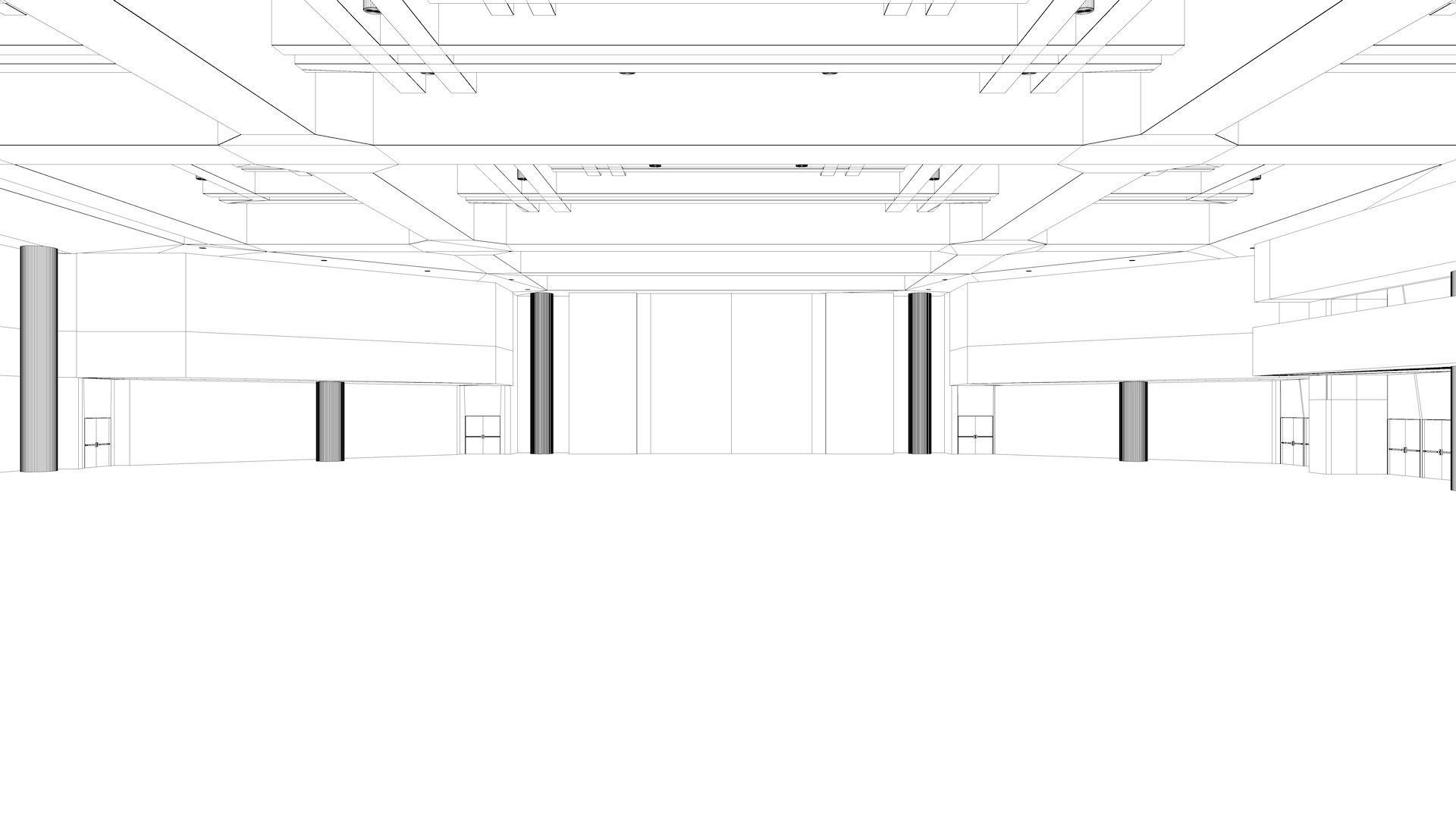 Convention Center 3D model | CGTrader