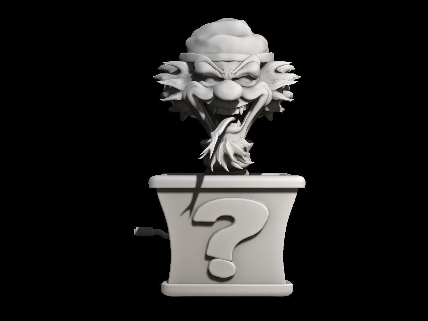 Riddlebox clown head 3D model 3D printable | CGTrader
