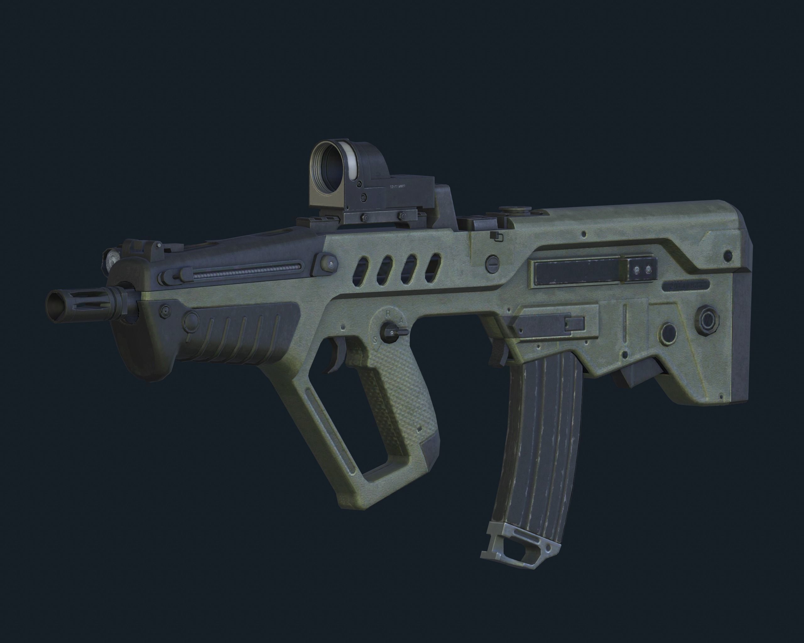 3D model Tar-21 Assault Rifle 3D model VR / AR / low-poly | CGTrader