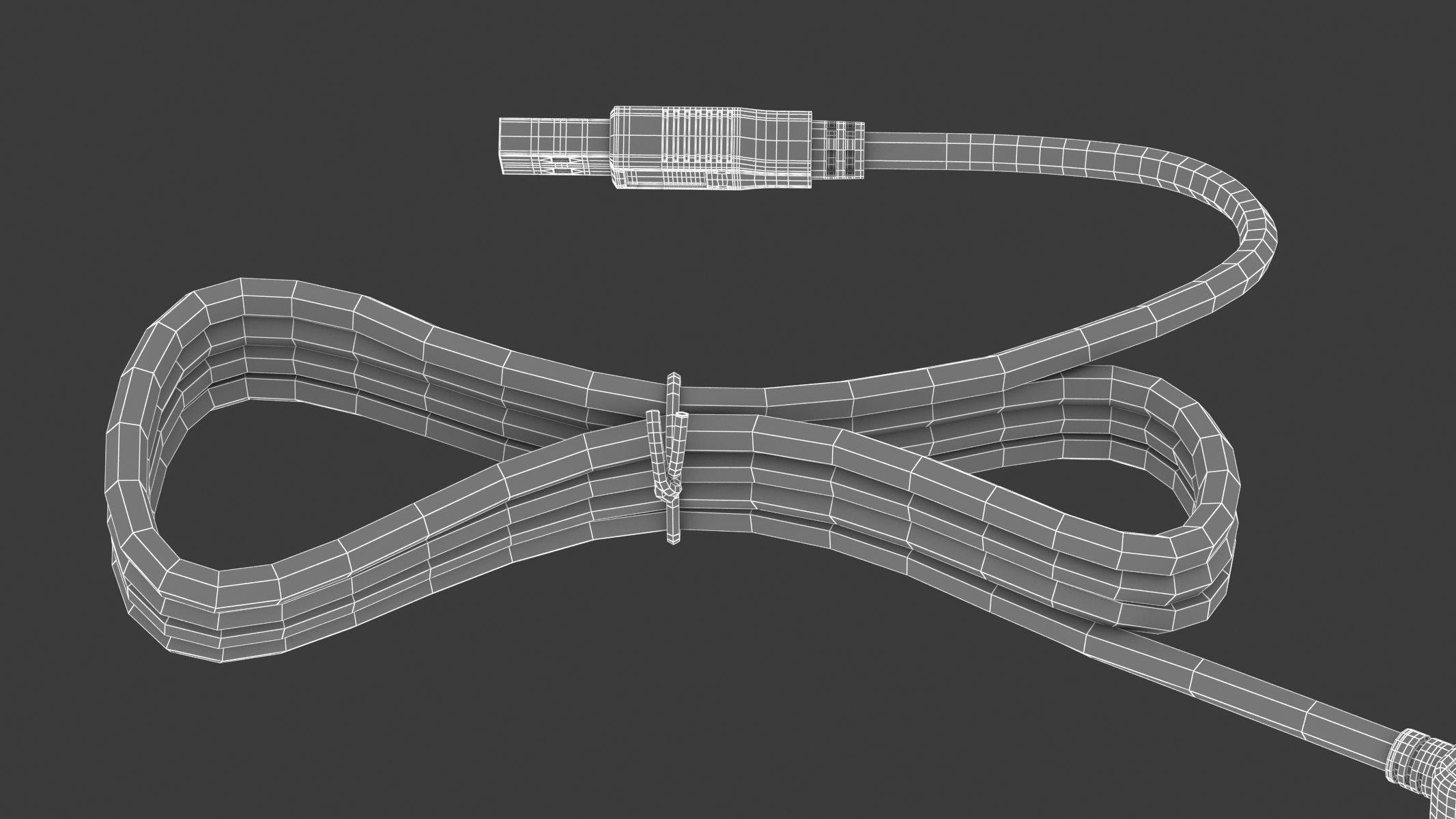 Micro USB to USB Cable 3D model | CGTrader
