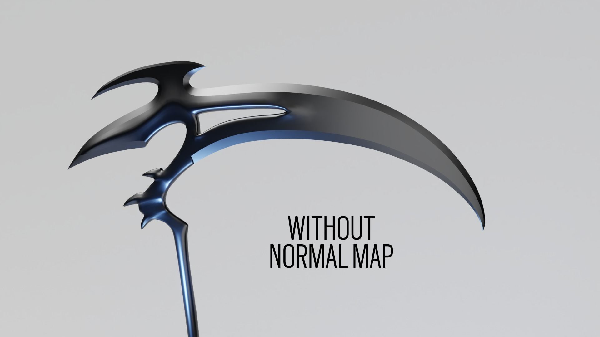 3D model Fantasy Scythe VR / AR / low-poly | CGTrader